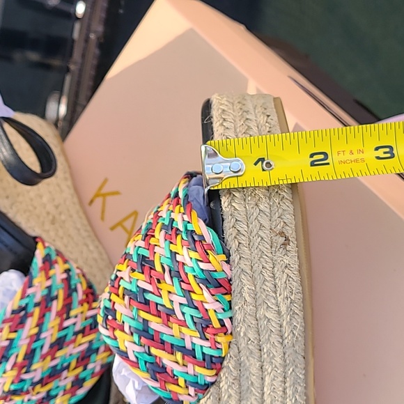 KAYLEEN By Los Angeles | Shoes | Nib Modcloth Kayleen Rainbow Woven ...